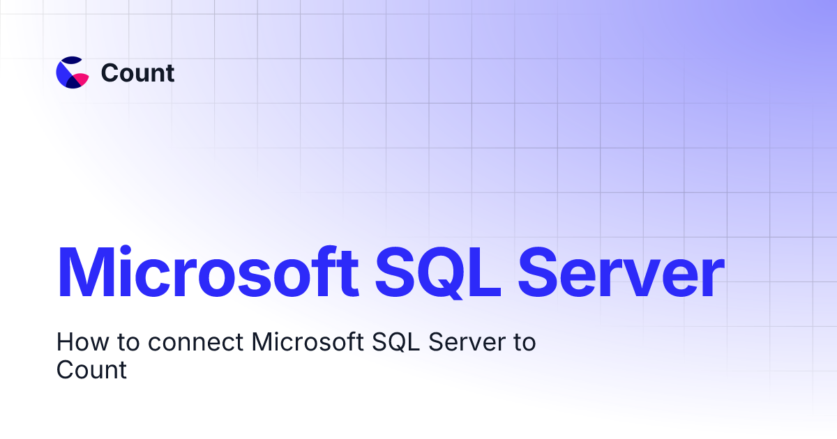 Microsoft SQL Server | Count Microsoft SQL Server | Count
